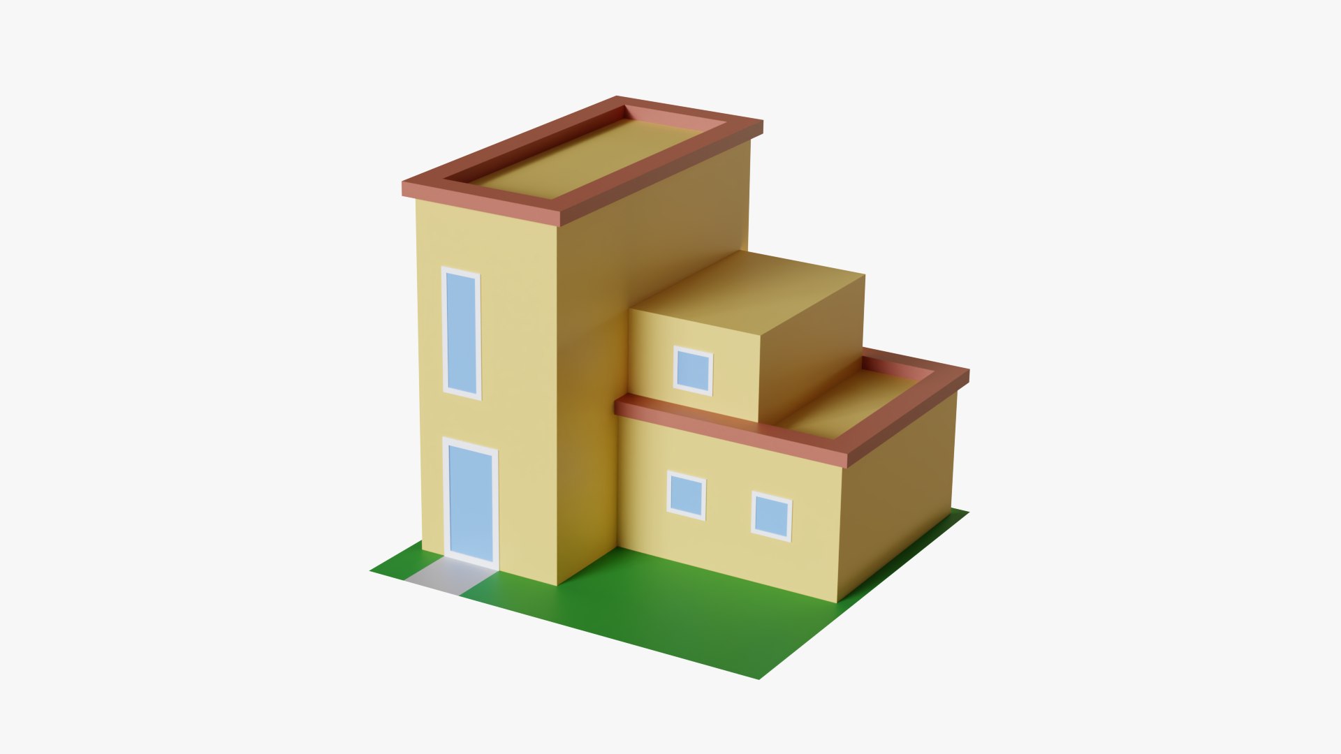 Isometric House Model - TurboSquid 2079310