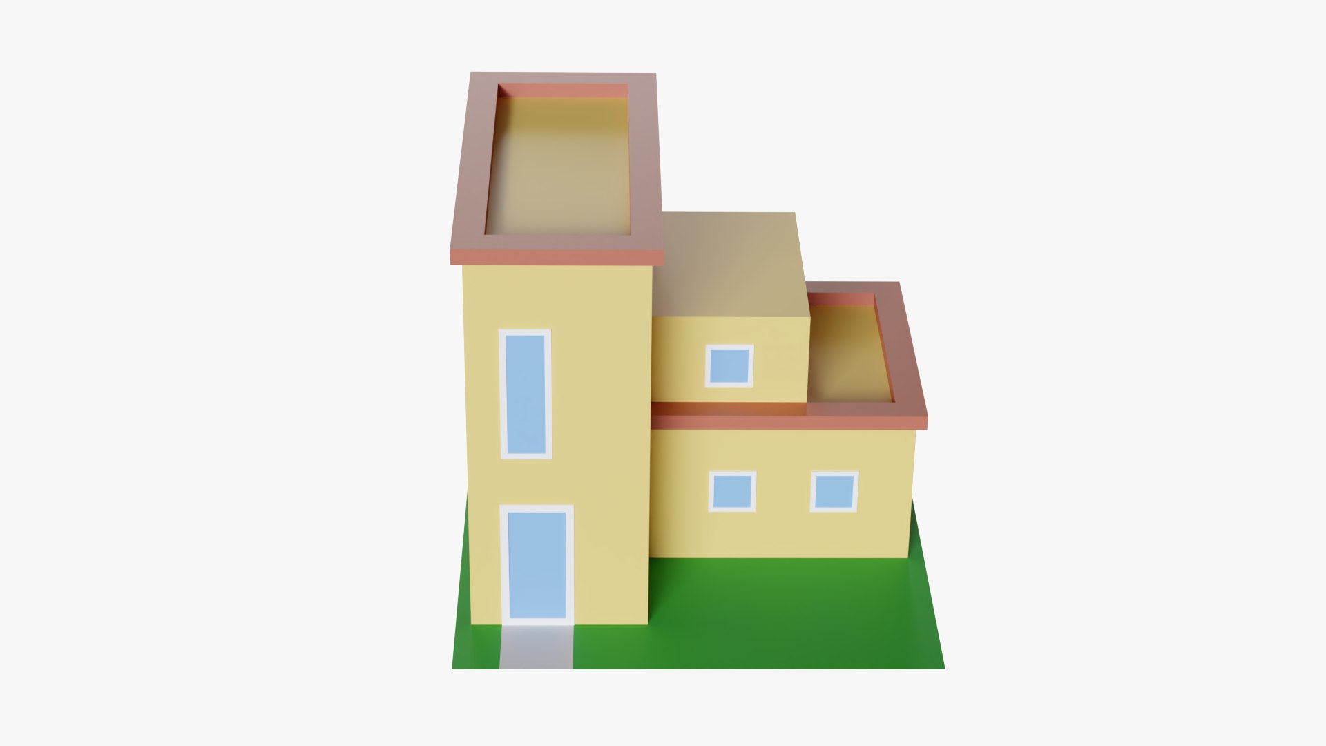 Isometric House Model - TurboSquid 2079310