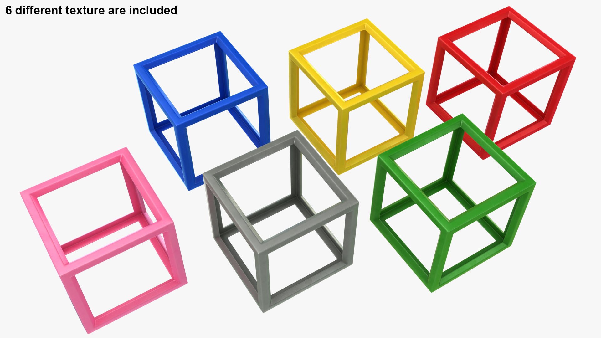 Cube scanline ready 3D model - TurboSquid 1641229