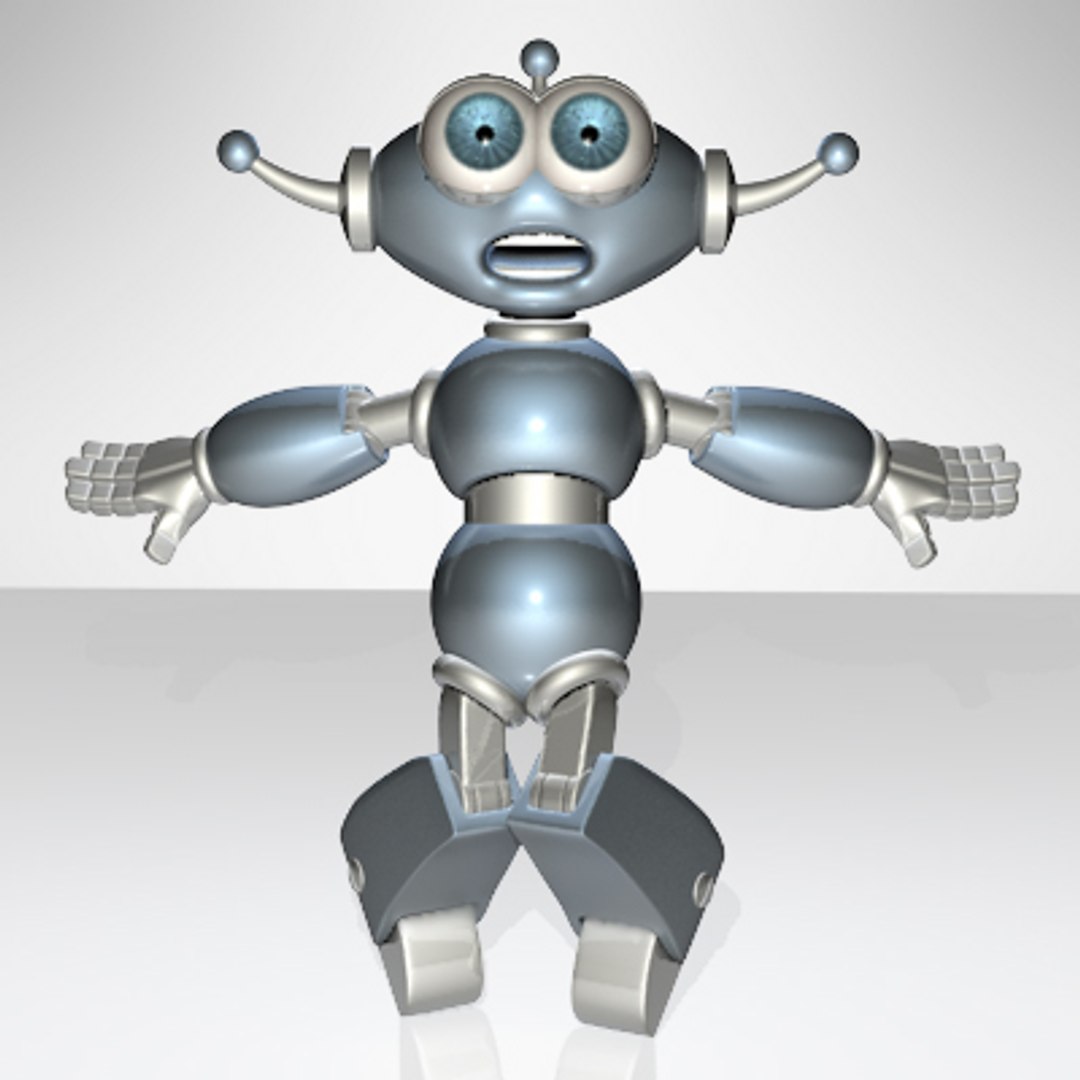 robot toy cartoon 3d model