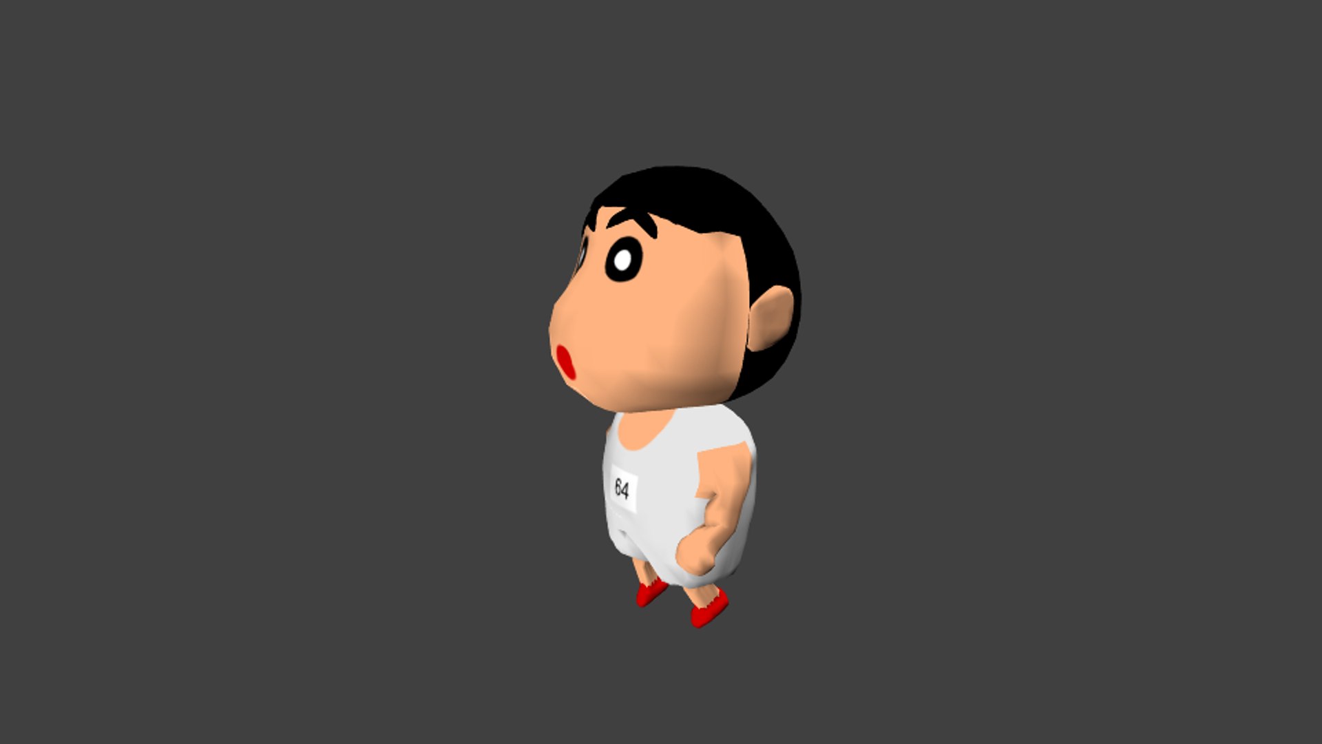 Shin Chans Rigged Animation 3d Model