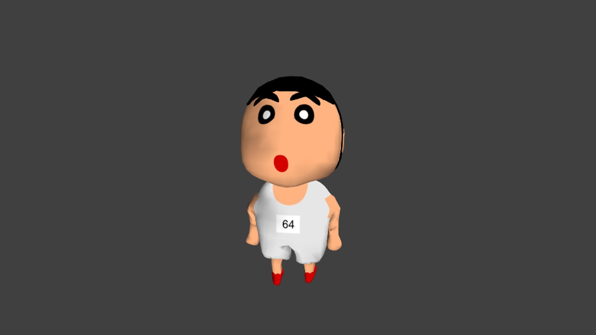 Shin Chans Rigged Animation 3d Model