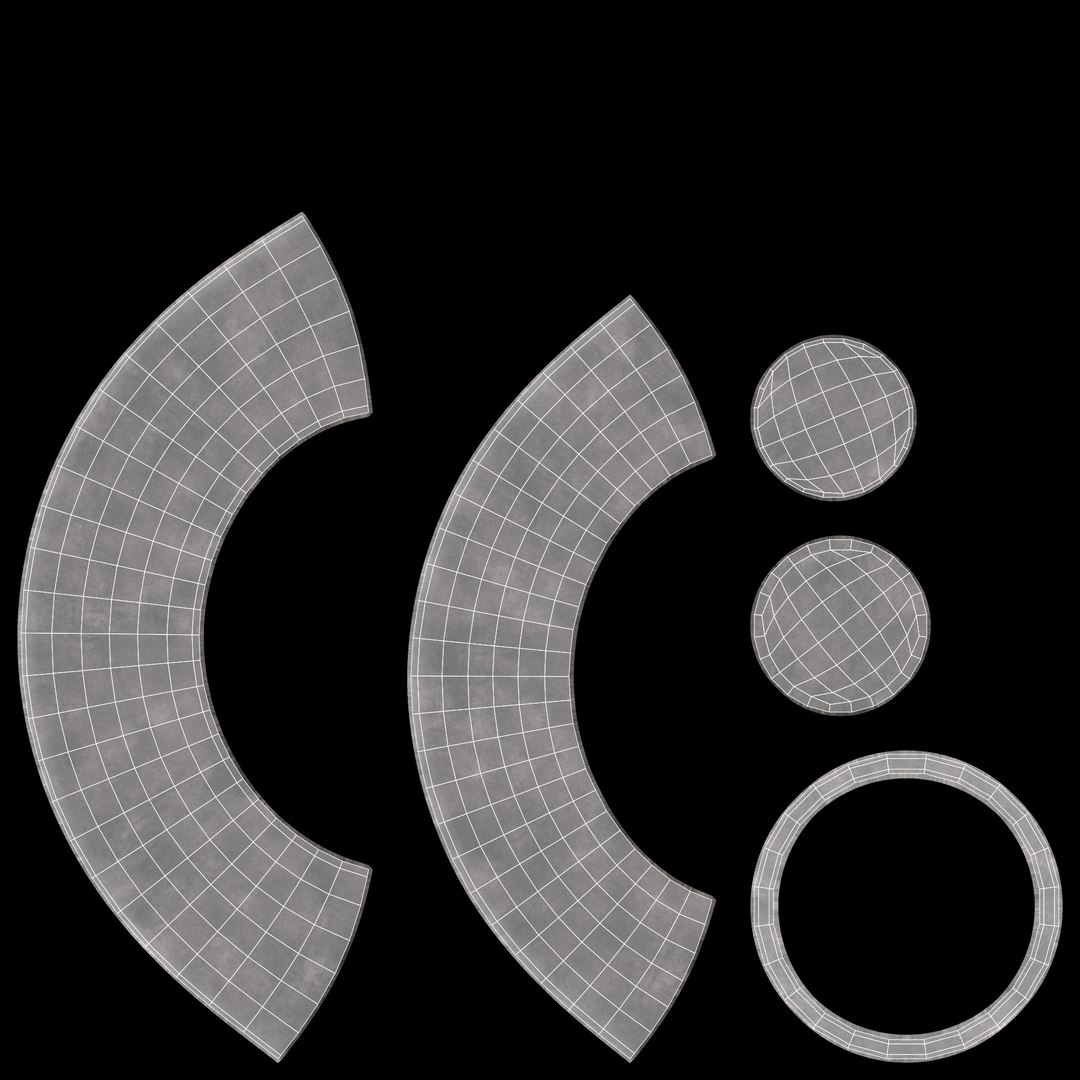 3D concrete pots model - TurboSquid 1652271