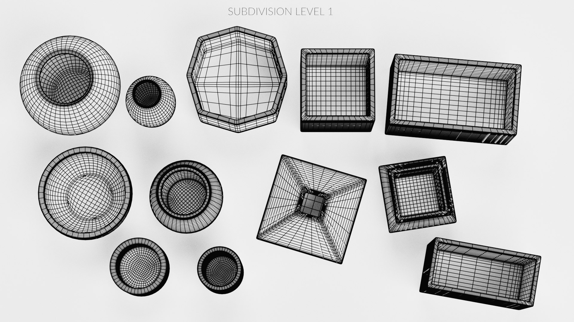 3D concrete pots model - TurboSquid 1652271