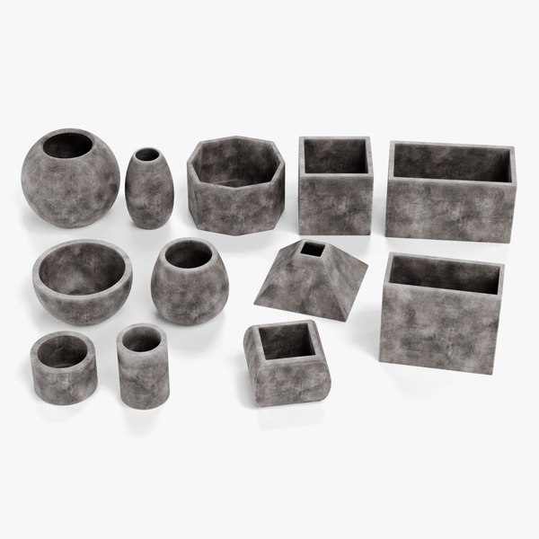 Planter Collada Models for Download | TurboSquid