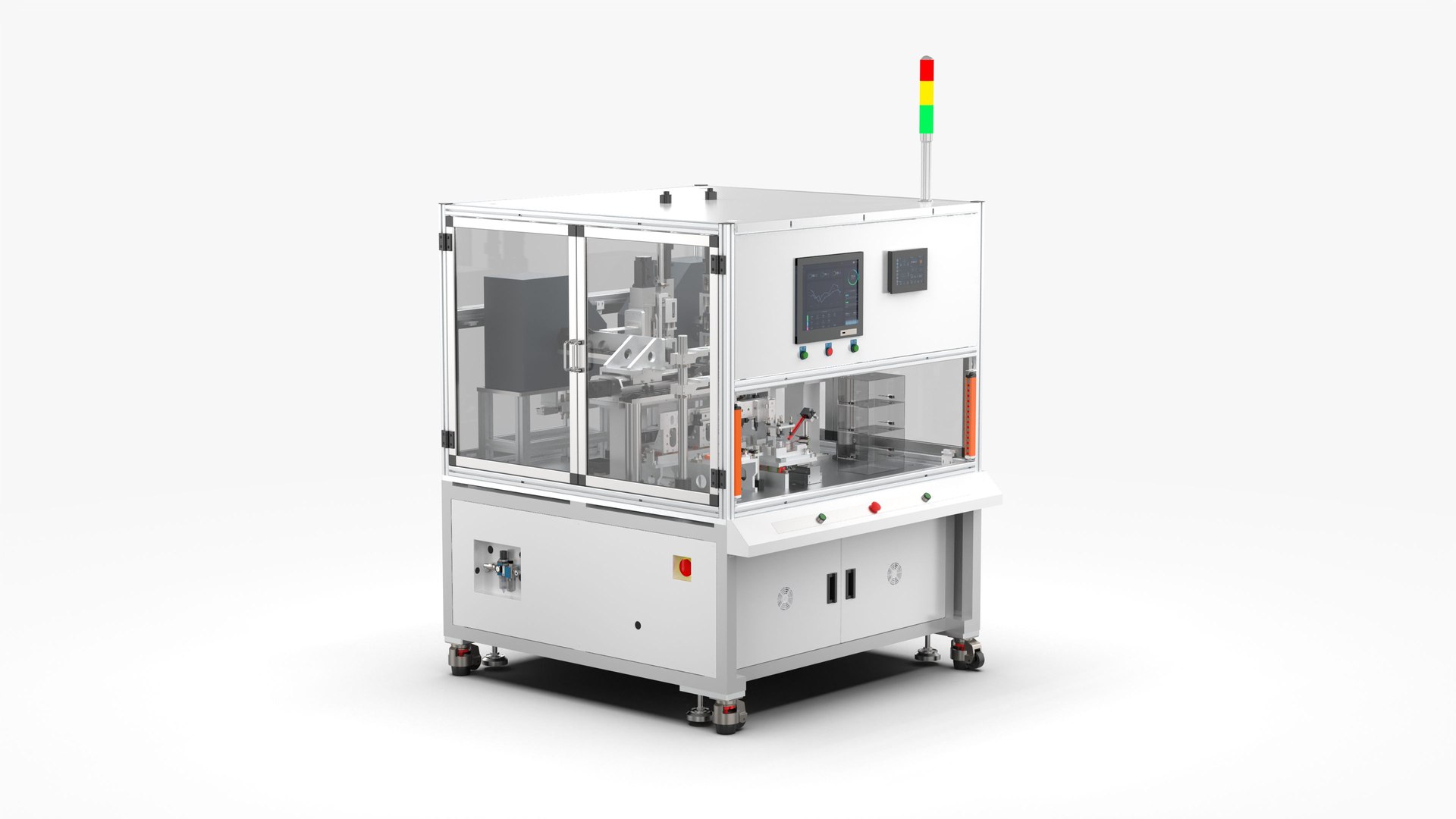 Automatic Double Shaft Lock Screw Machine Model - TurboSquid 2120367