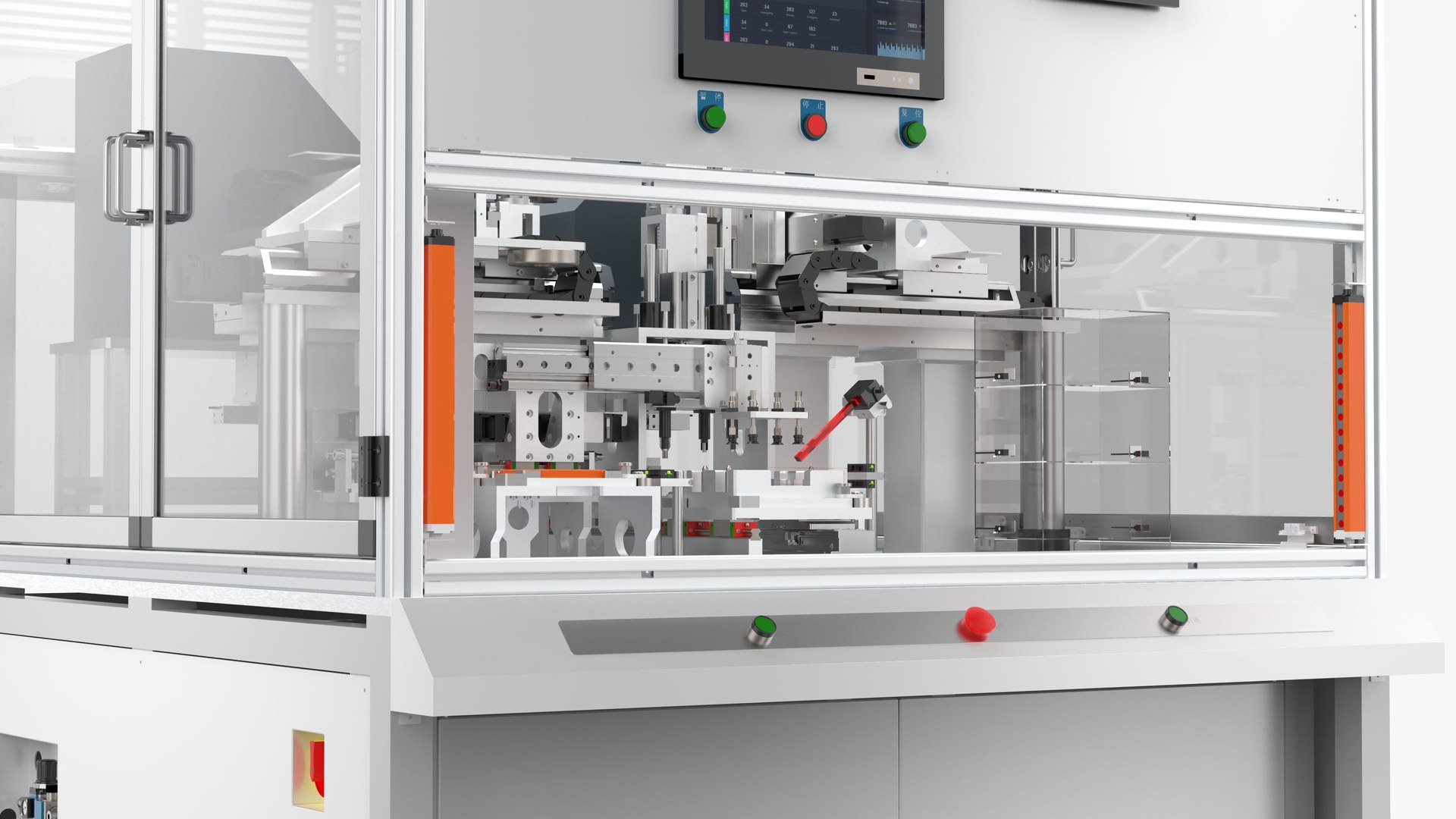 Automatic Double Shaft Lock Screw Machine Model - TurboSquid 2120367