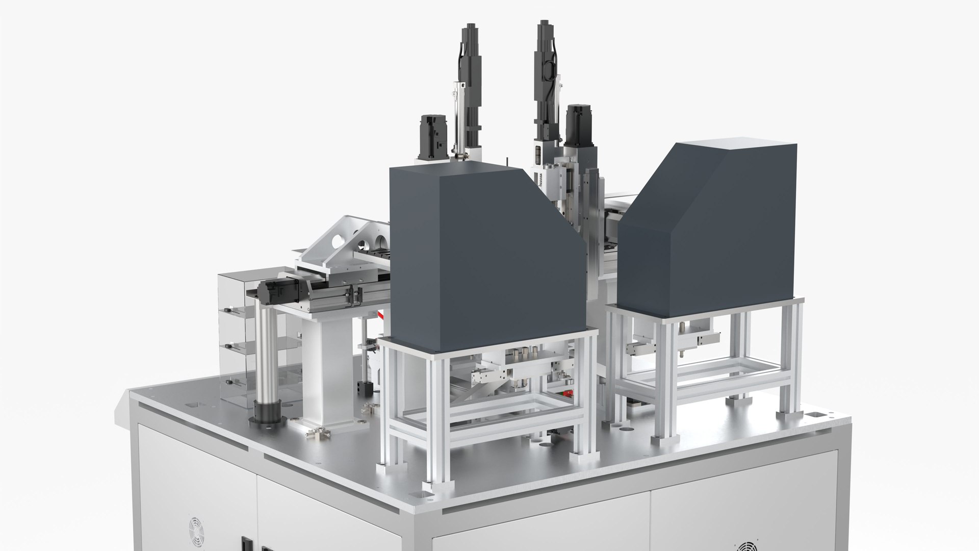 Automatic Double Shaft Lock Screw Machine Model - TurboSquid 2120367