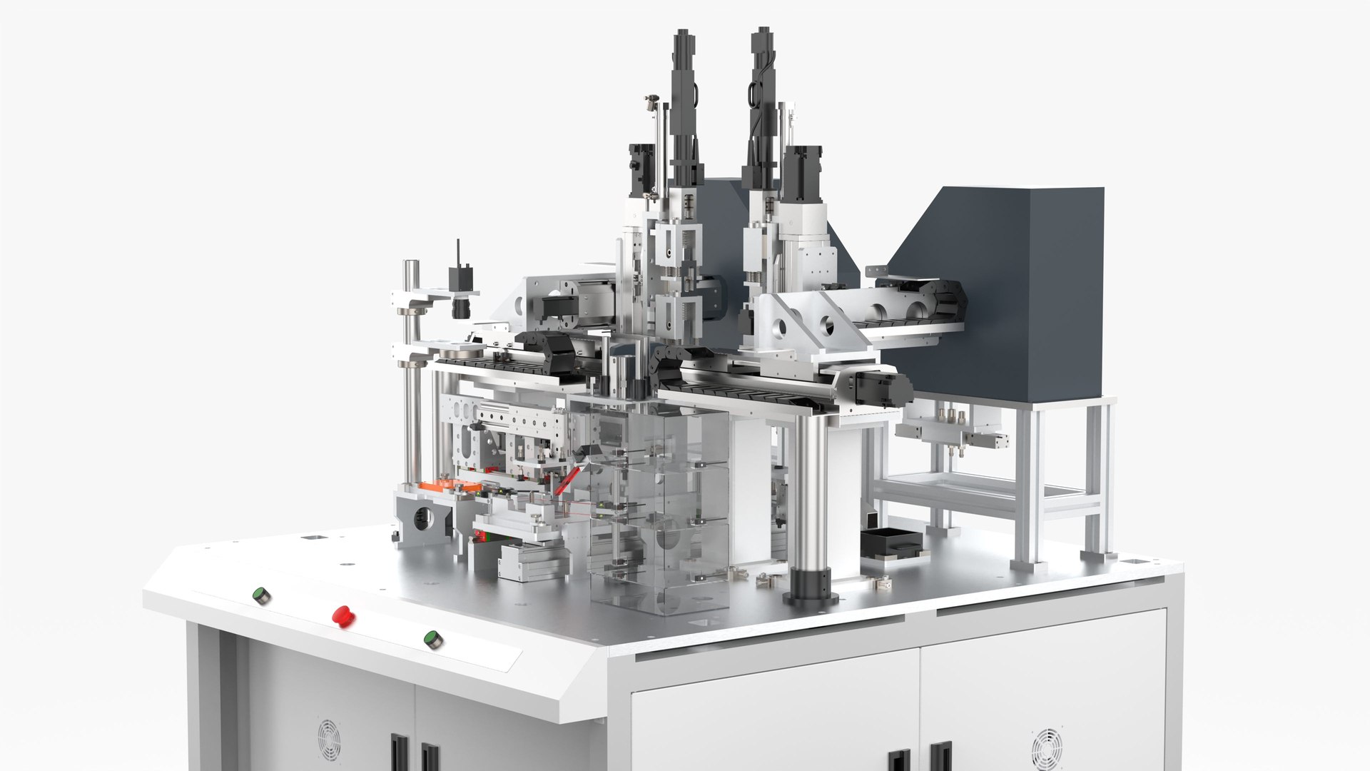 Automatic Double Shaft Lock Screw Machine Model - TurboSquid 2120367