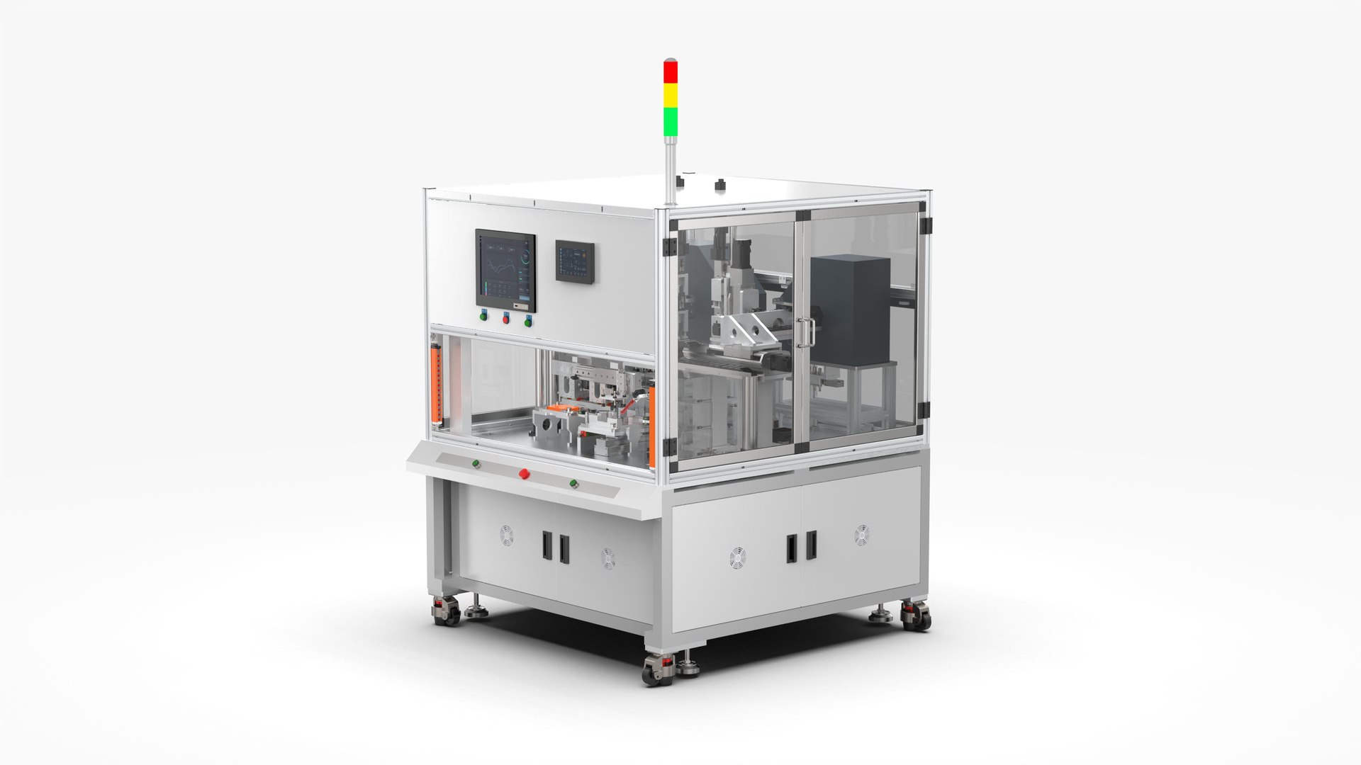 Automatic Double Shaft Lock Screw Machine Model - TurboSquid 2120367