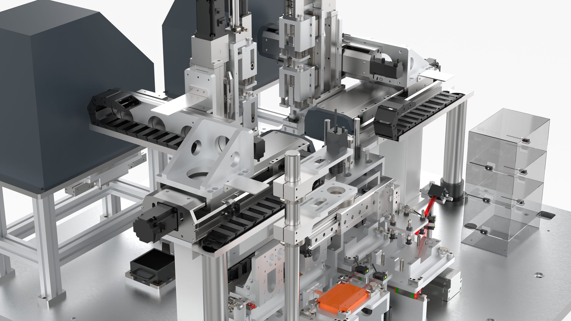 Automatic Double Shaft Lock Screw Machine Model - TurboSquid 2120367