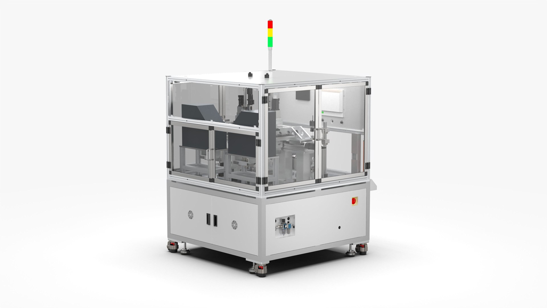 Automatic Double Shaft Lock Screw Machine Model - TurboSquid 2120367