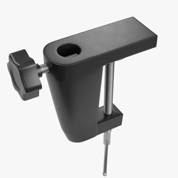 Clamp for desktop lamp 2 3D - TurboSquid 2002260