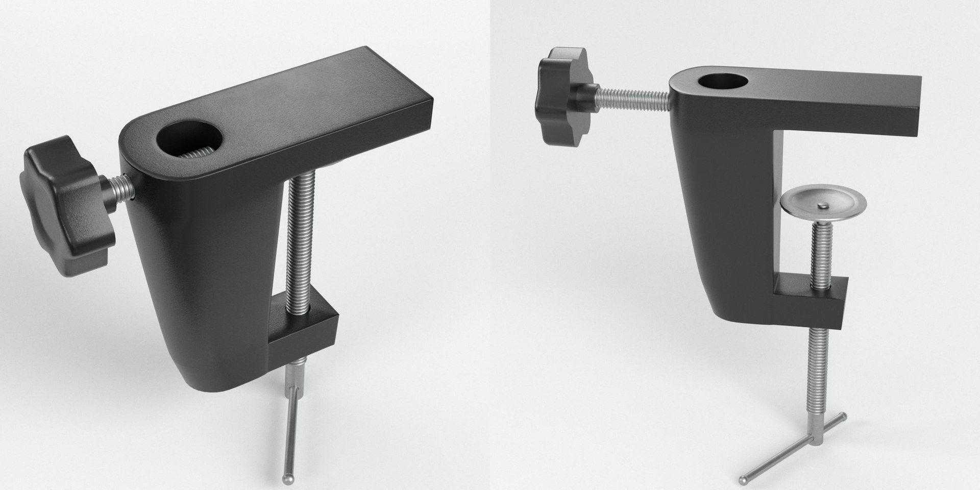 Clamp For Desktop Lamp 2 3D - TurboSquid 2002260