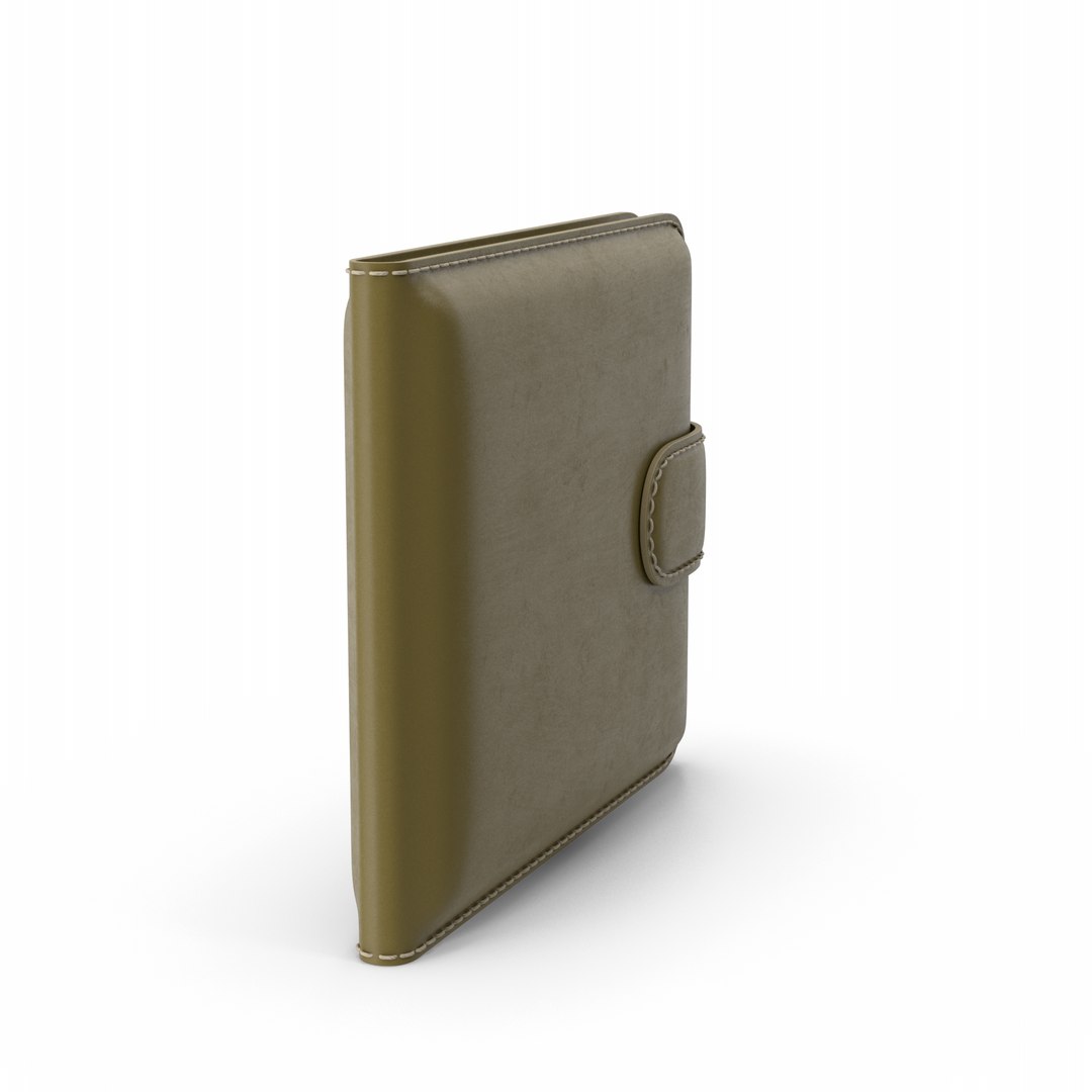 Green Wallet Model - TurboSquid 2253949