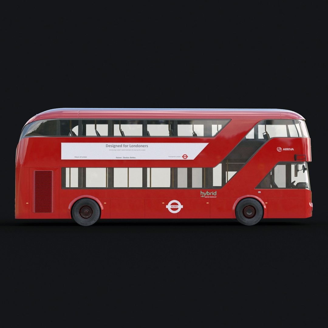 3d New Bus London Model
