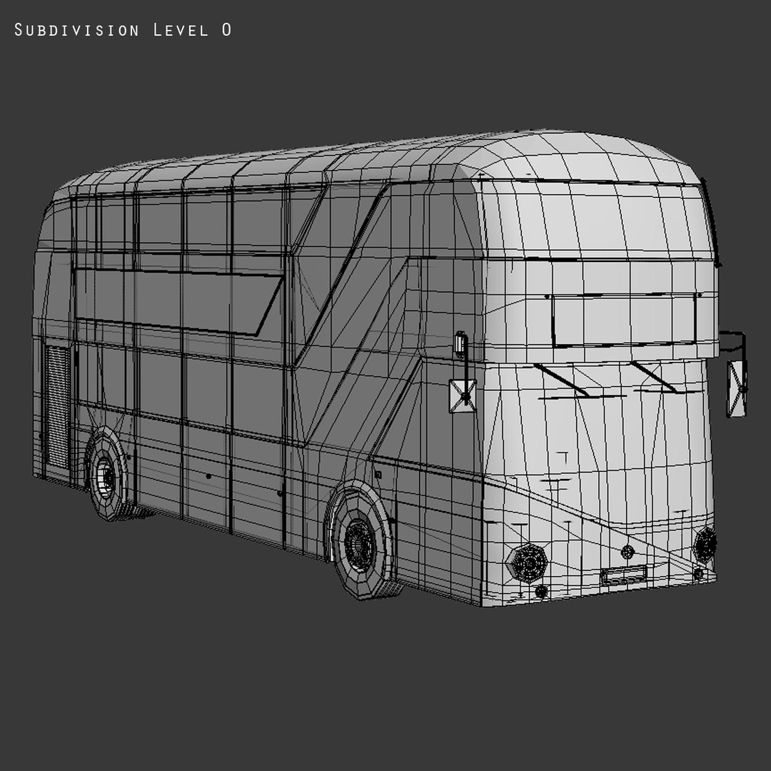 3d New Bus London Model