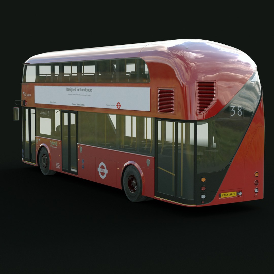 3d New Bus London Model