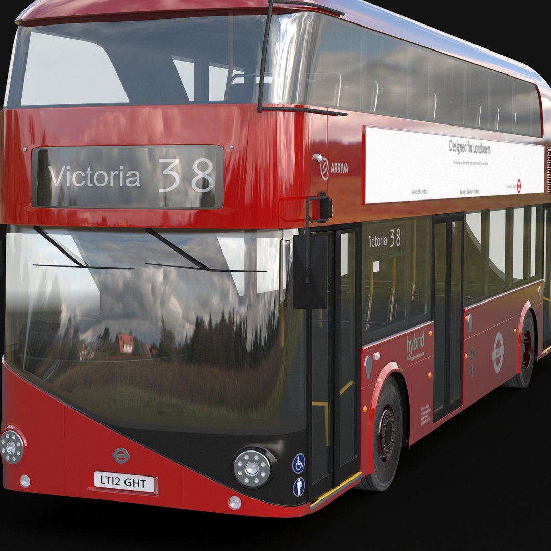 3d New Bus London Model