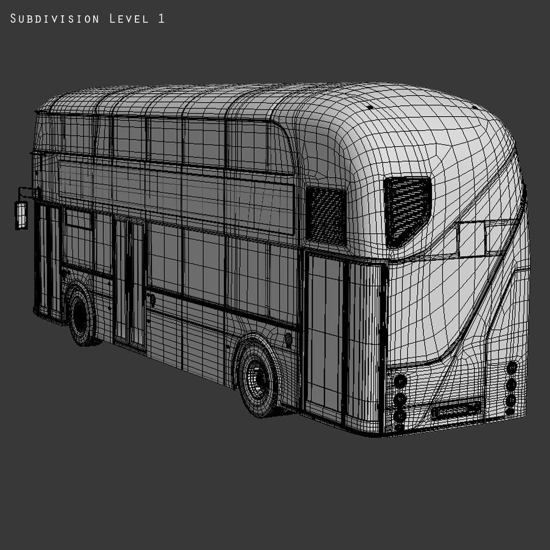 3d New Bus London Model