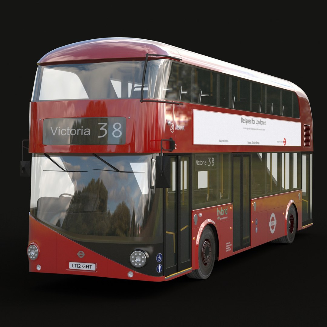 3d New Bus London Model