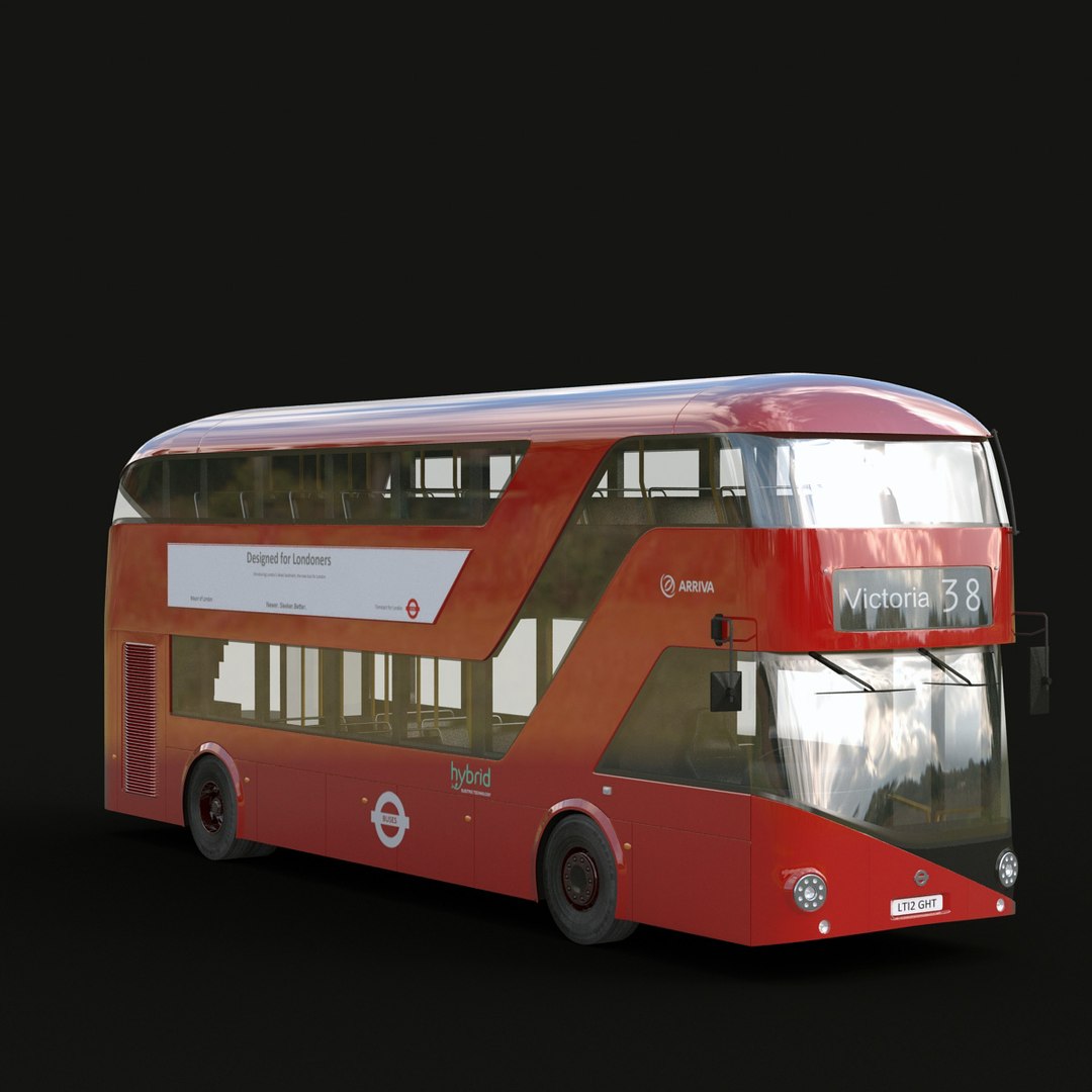 3d New Bus London Model