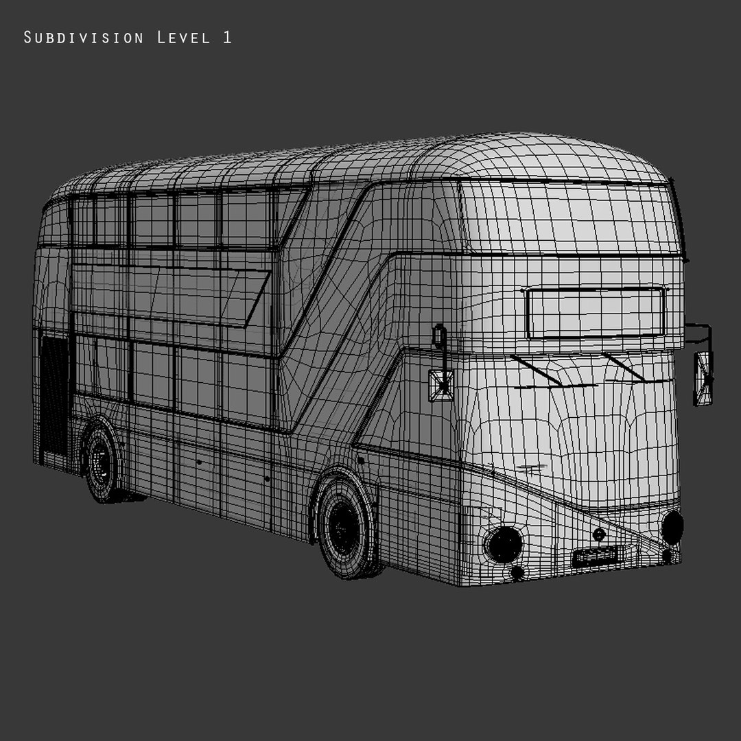 3d New Bus London Model