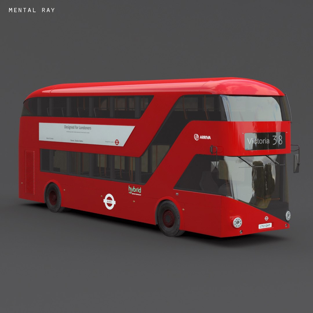 3d New Bus London Model