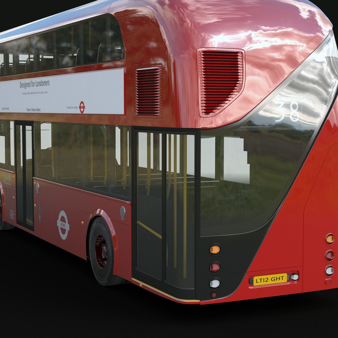3d New Bus London Model