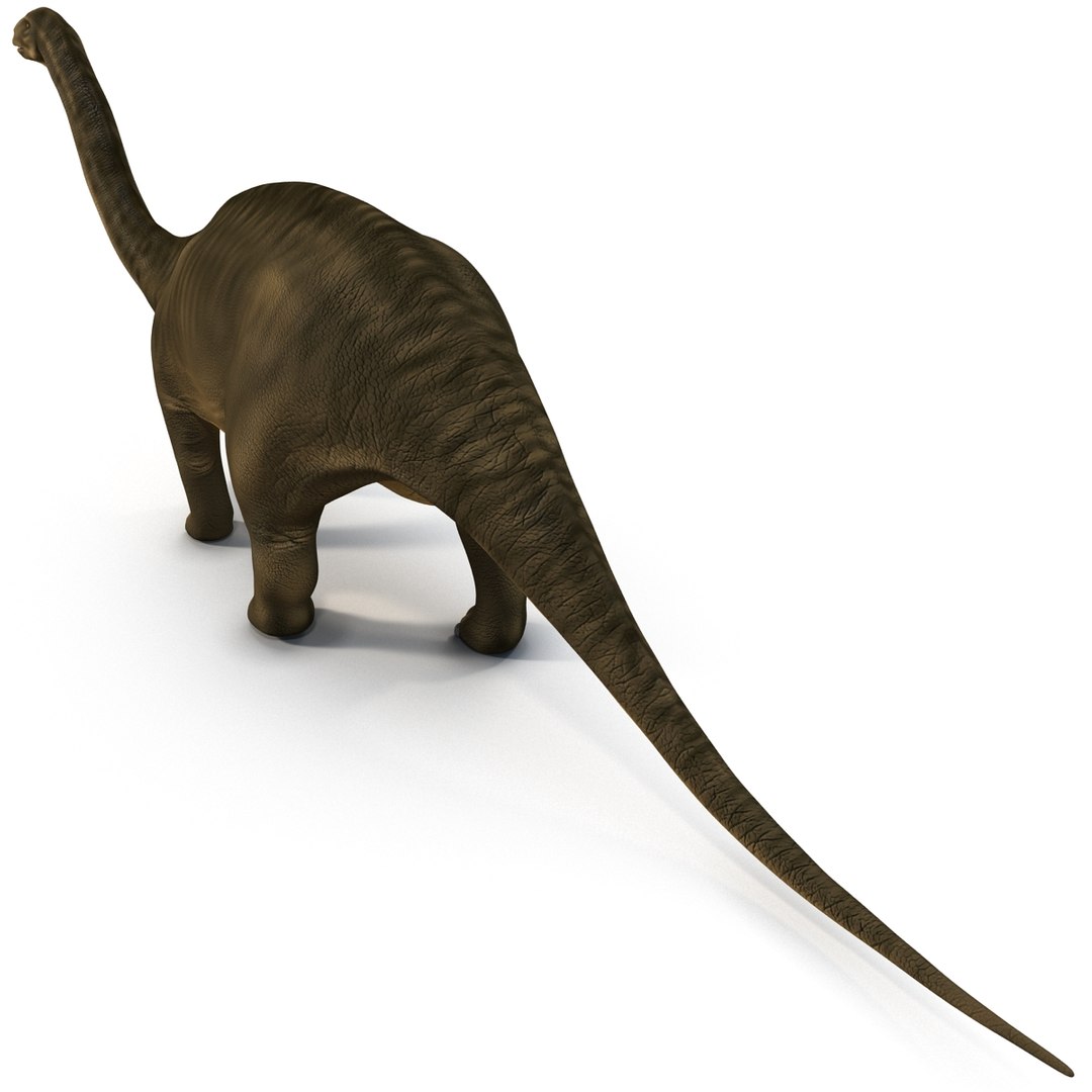 brontosaurus pose 1 3d 3ds