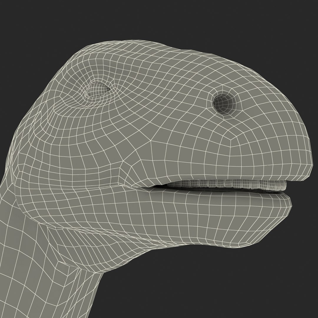 brontosaurus pose 1 3d 3ds