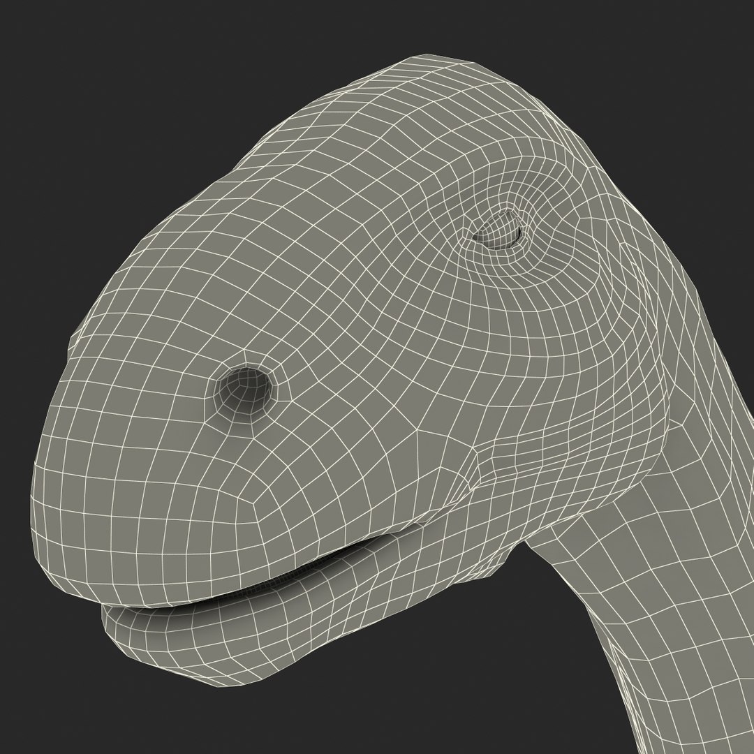 brontosaurus pose 1 3d 3ds