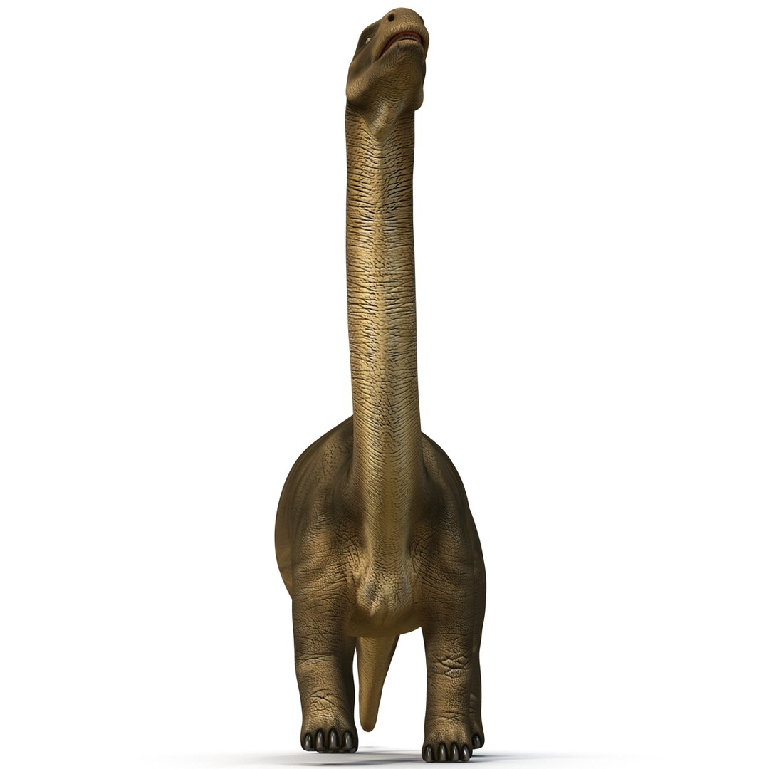brontosaurus pose 1 3d 3ds