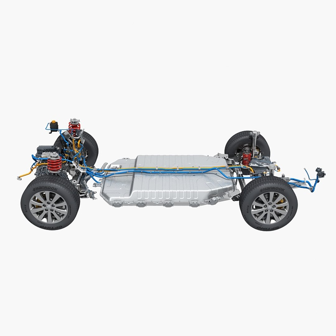 3D Electric Car Chassis Model - TurboSquid 1428424