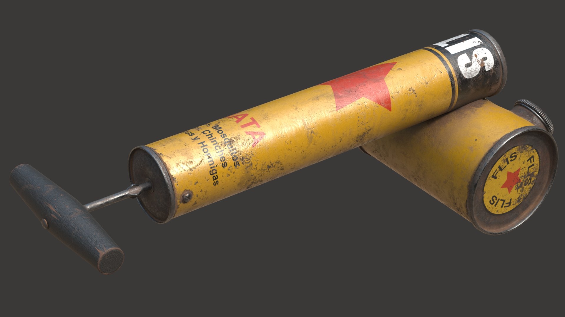 Vintage Insecticide Sprayer 3D Model - TurboSquid 1736023