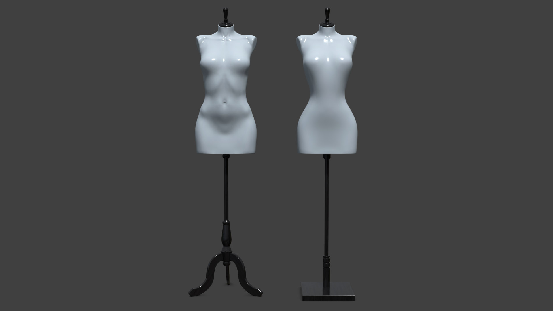 Female Torso Mannequin Pack 3D Model - TurboSquid 1919441