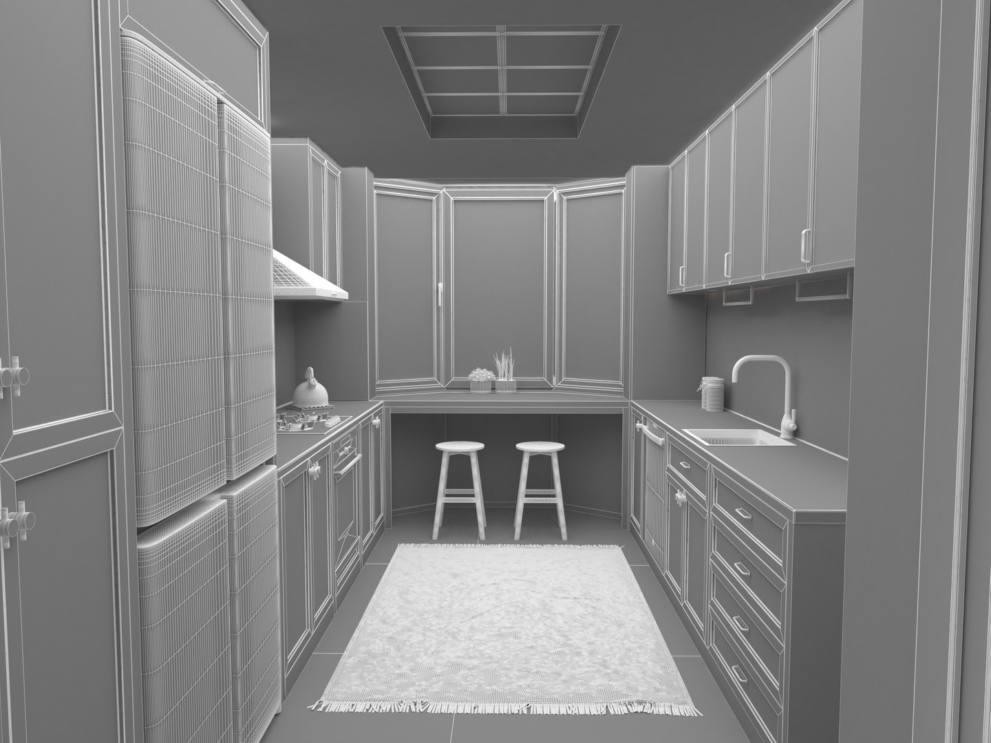 Kitchen Scene 3D - TurboSquid 1575037