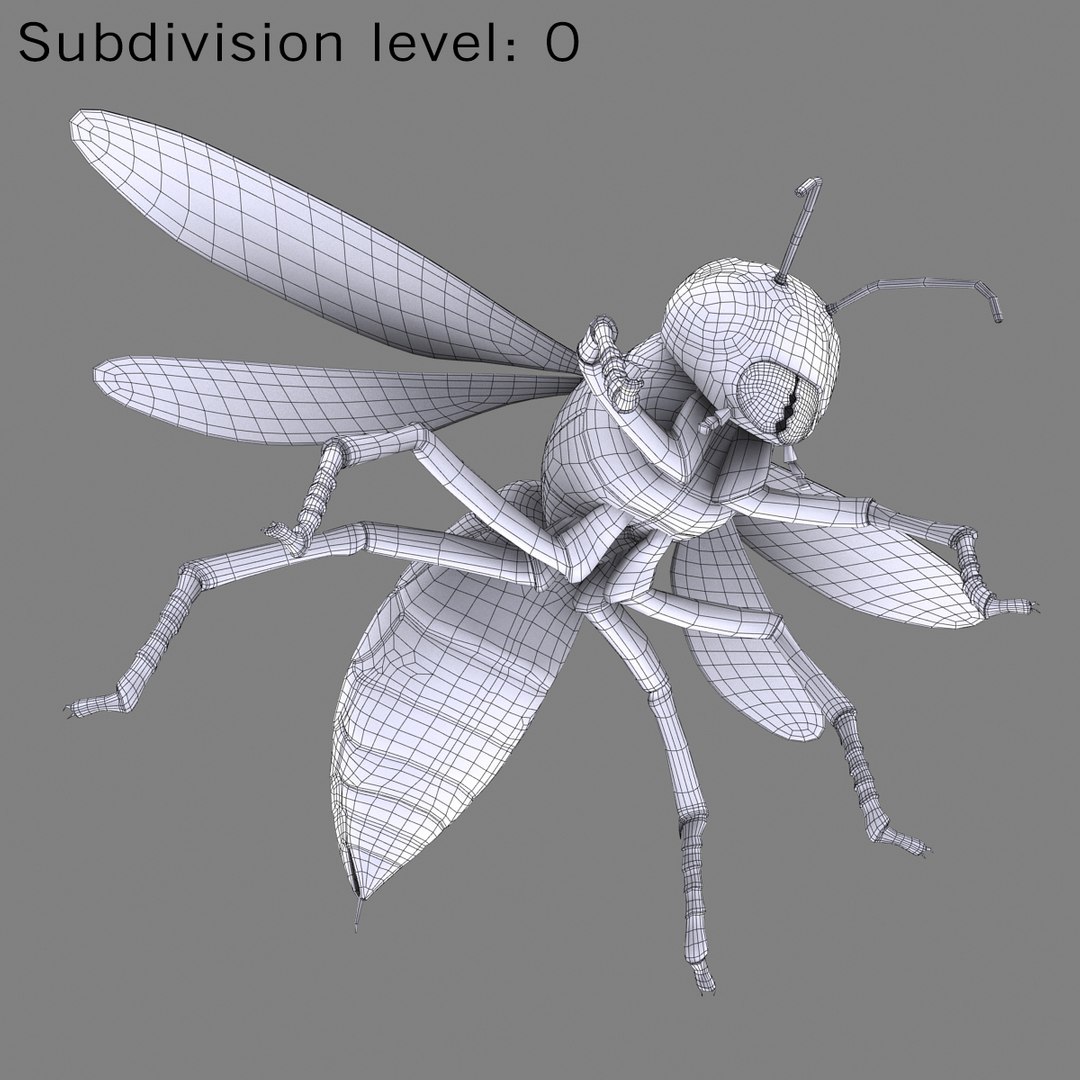 3D wasp rigged - TurboSquid 1311794