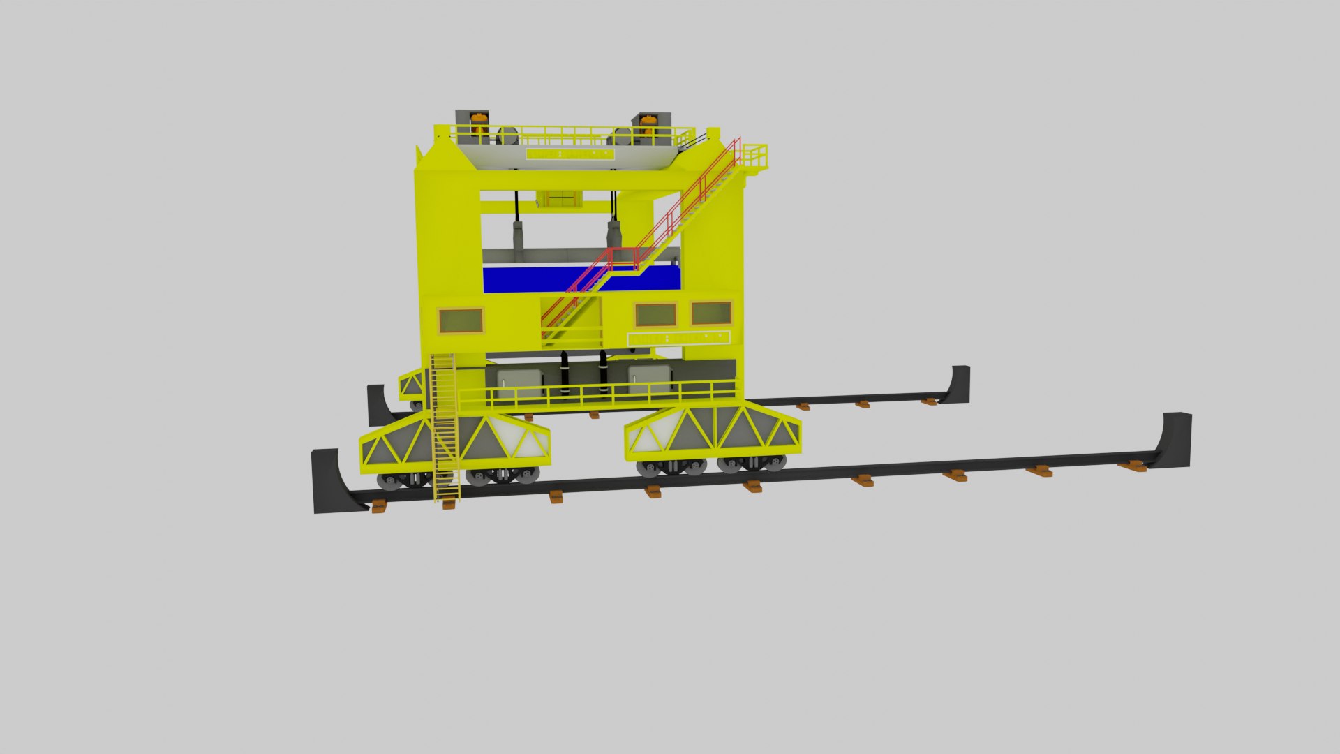 3D Container Cargo Crane Loader Model - TurboSquid 1862450