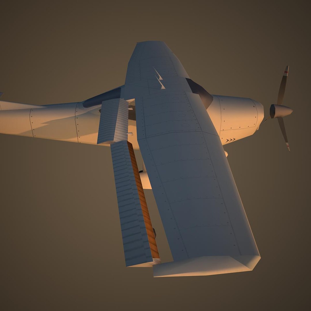 3d Cessna 182 Basic Model