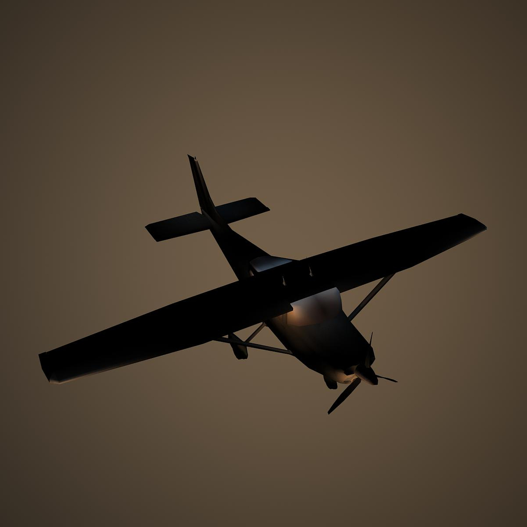 3d Cessna 182 Basic Model