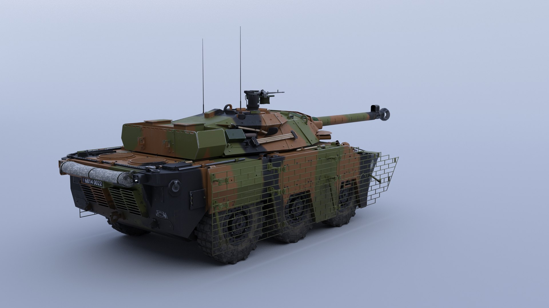 Tank Amx 3D Model - TurboSquid 1344975