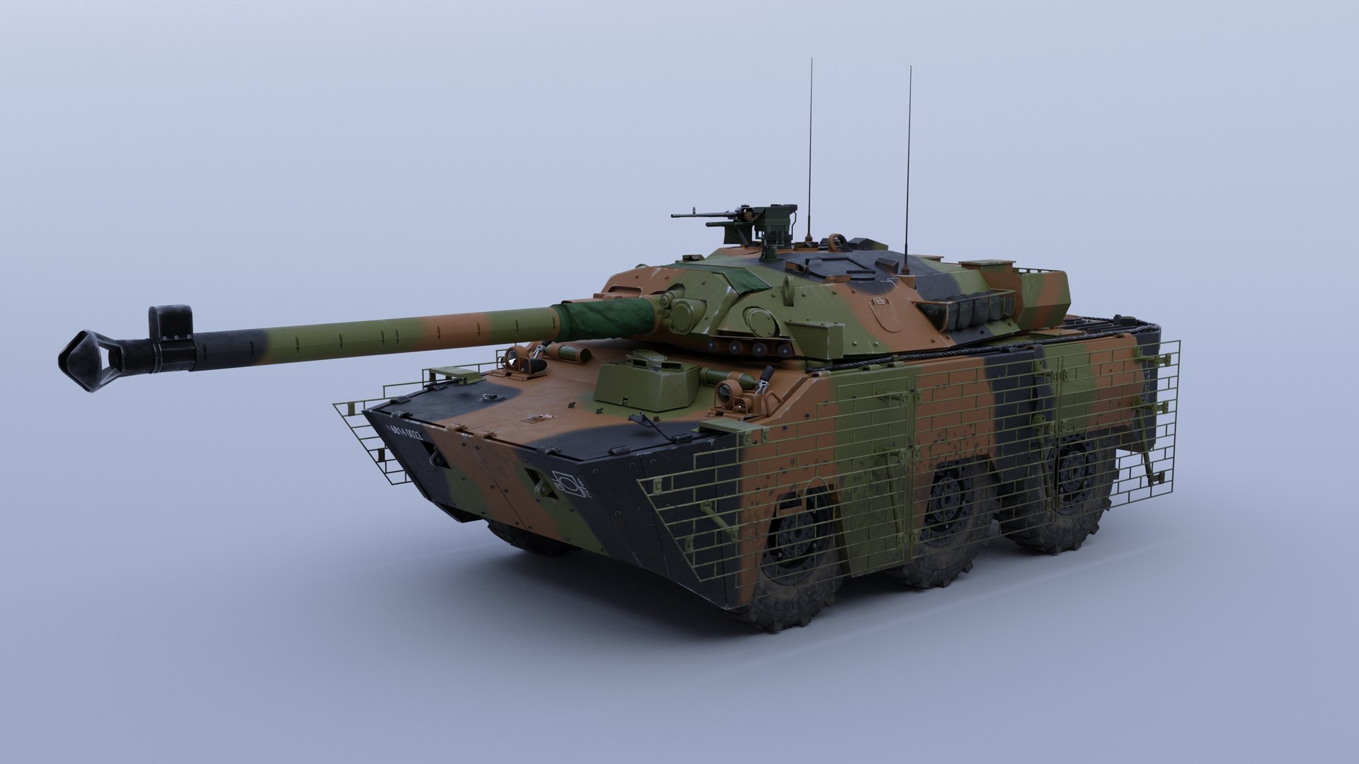 Tank Amx 3D Model - TurboSquid 1344975