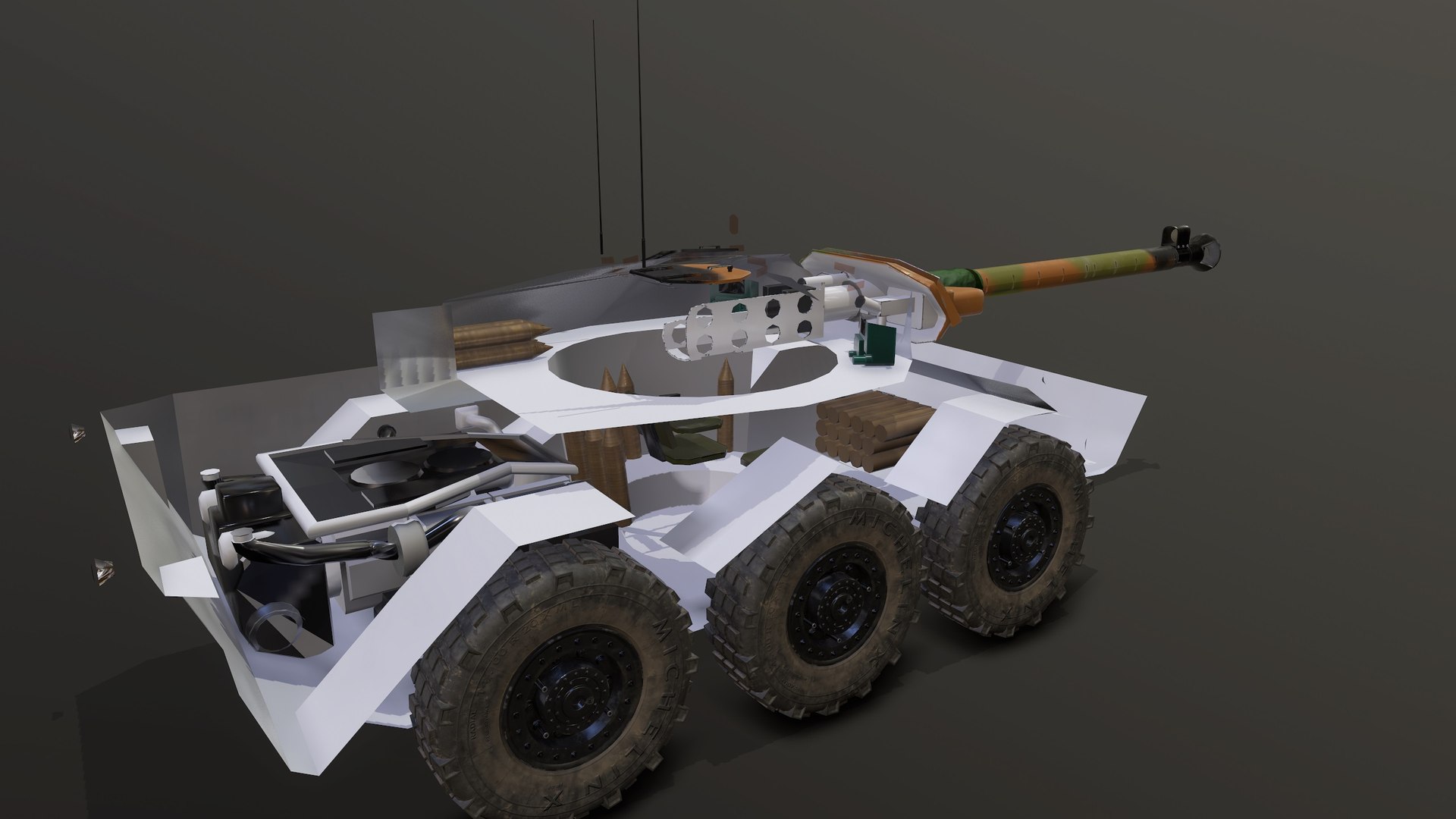 Tank Amx 3D Model - TurboSquid 1344975