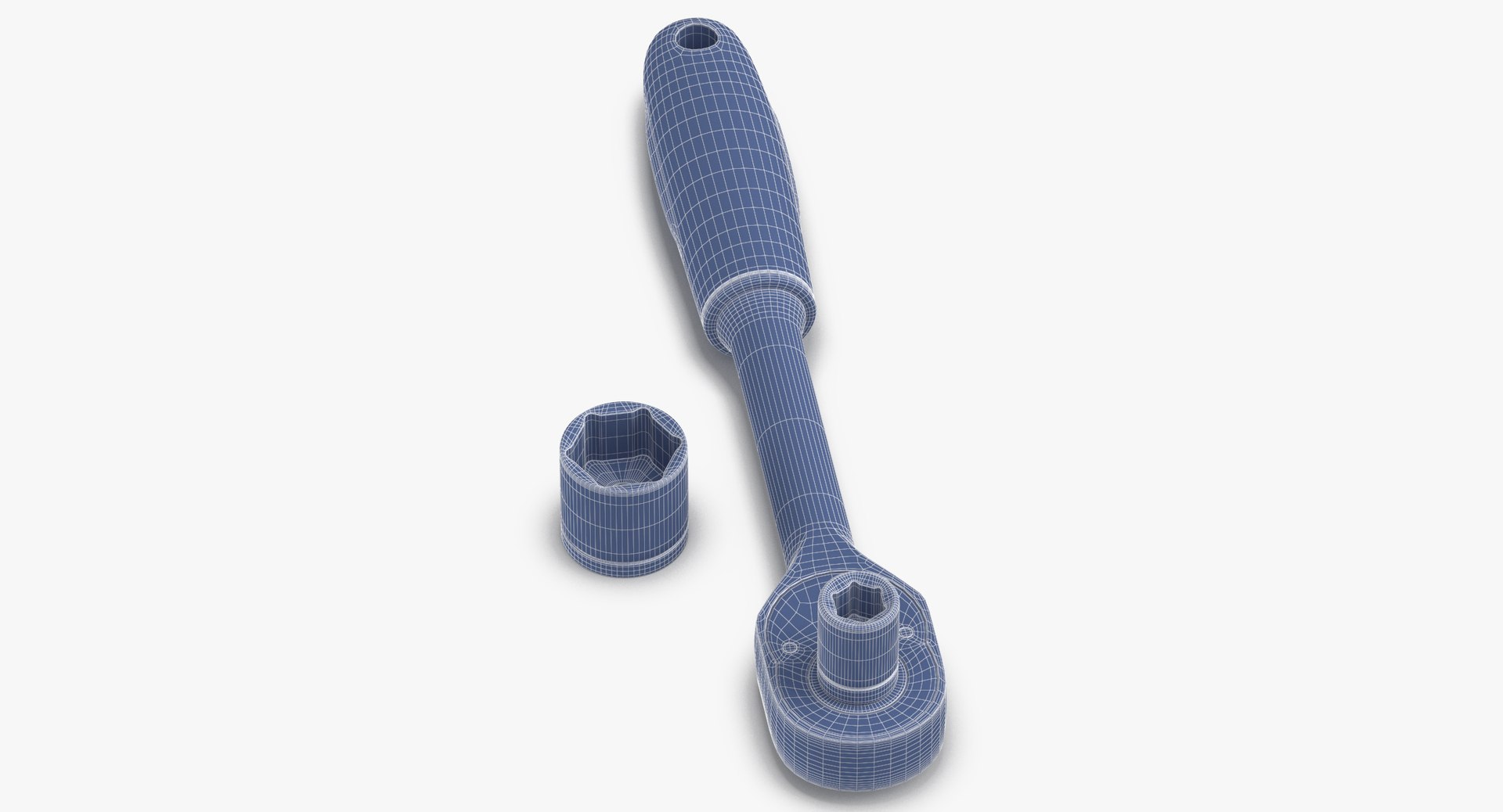 Socket Wrench 3D Model - TurboSquid 1257098