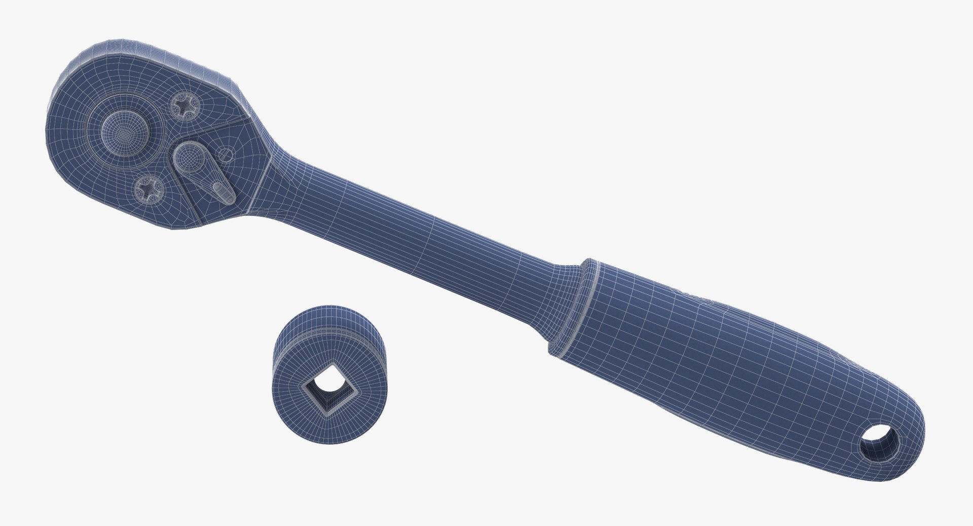 Socket Wrench 3D Model - TurboSquid 1257098