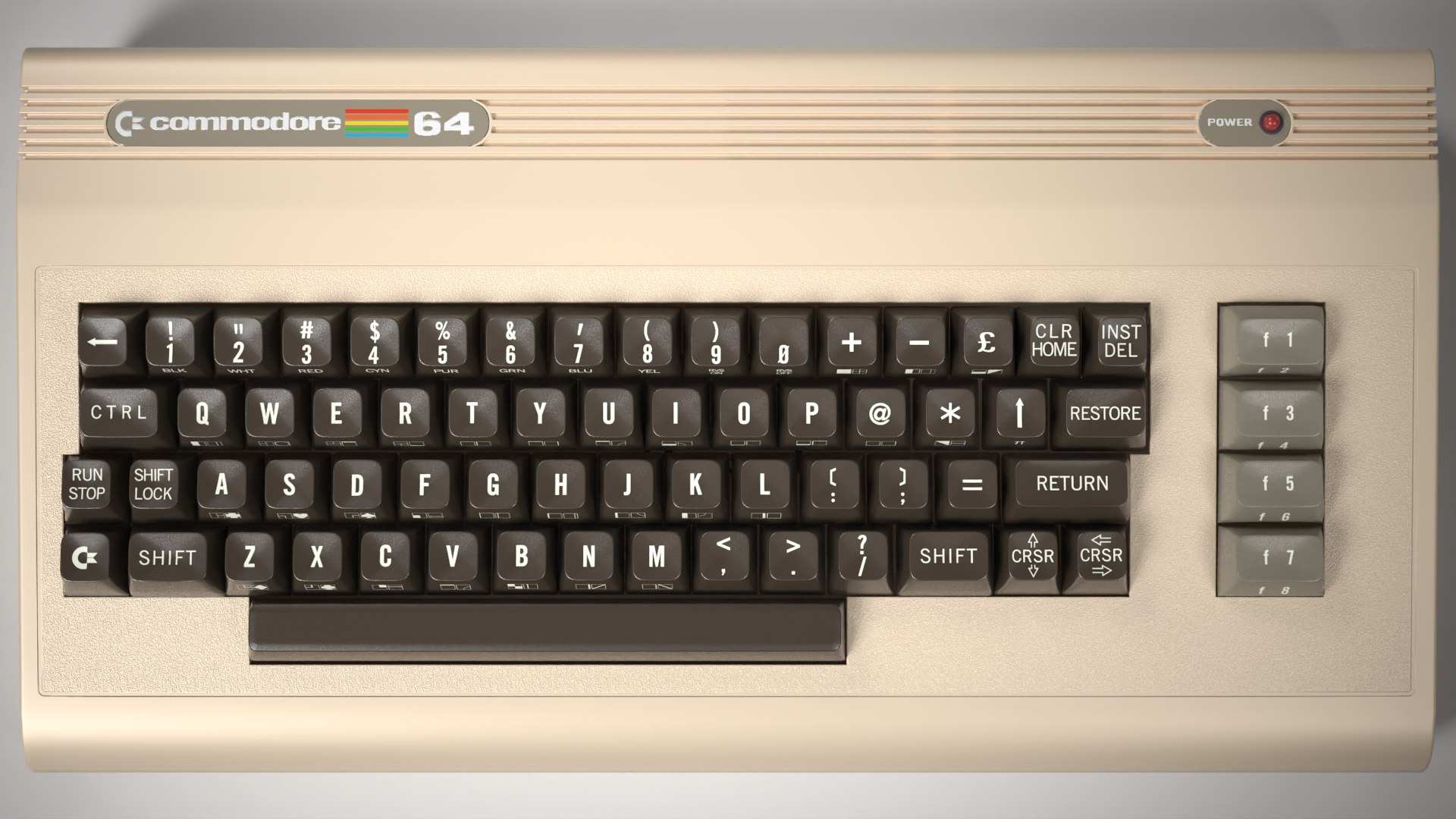 Commodore 64 3D - TurboSquid 2209871