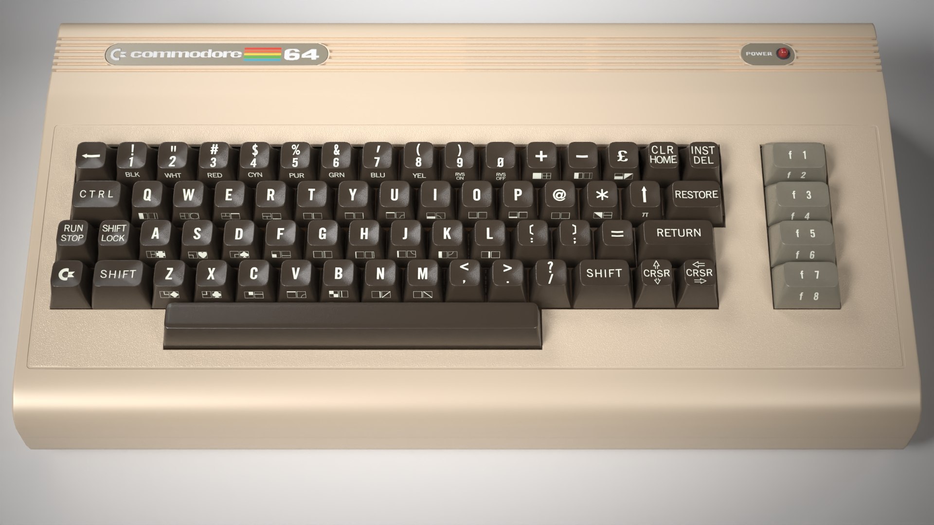 Commodore 64 3D - TurboSquid 2209871