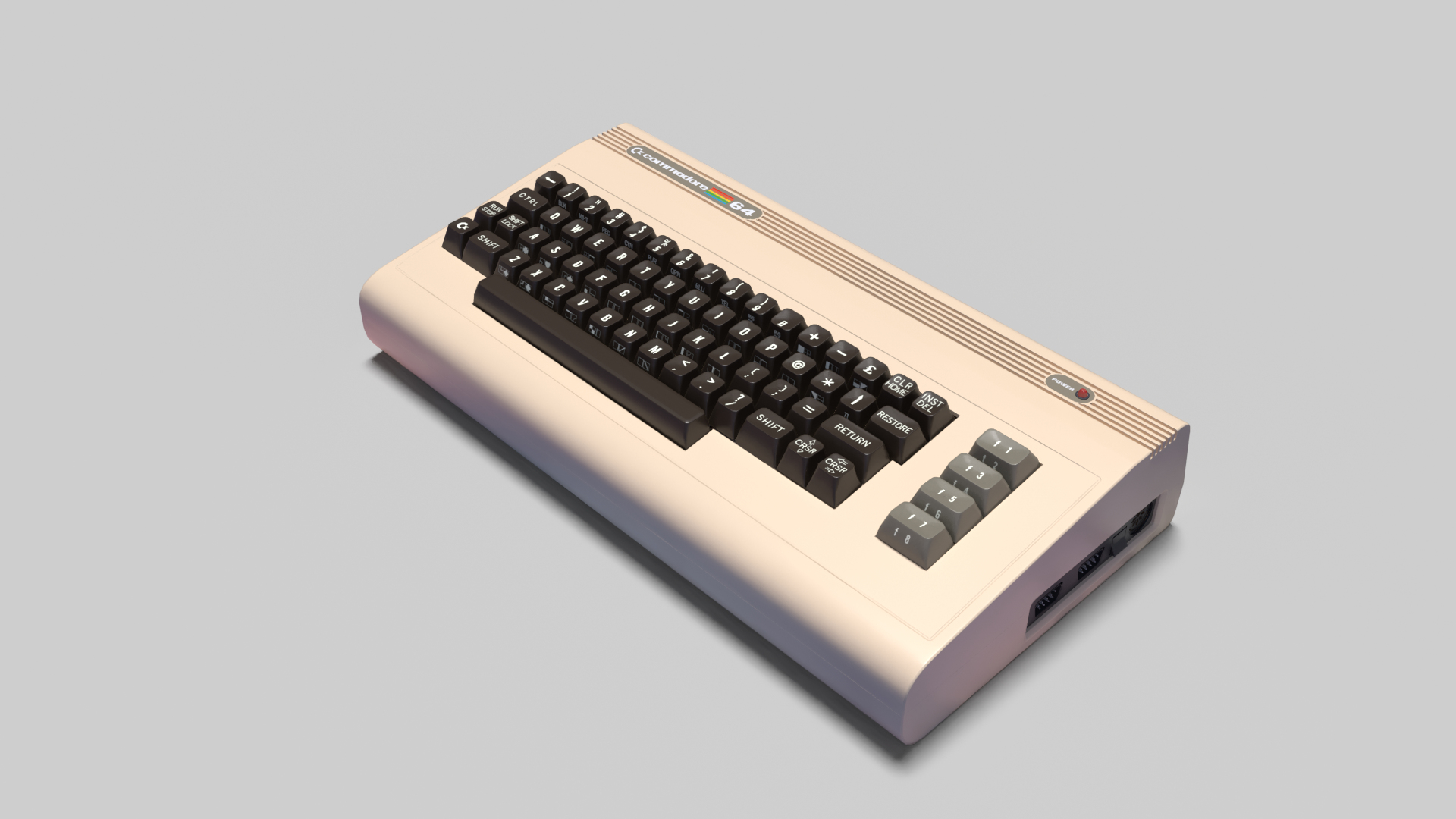 Commodore 64 3D - TurboSquid 2209871