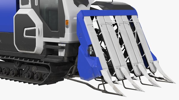 3D rice combine harvester model - TurboSquid 1508634